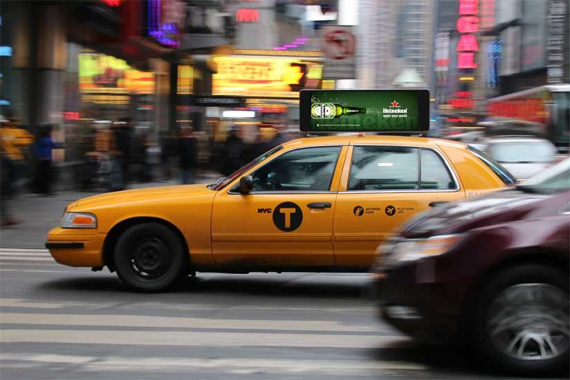 VeriFone Digital Taxi-Tops display by Bluemap Design | Core77 Directory