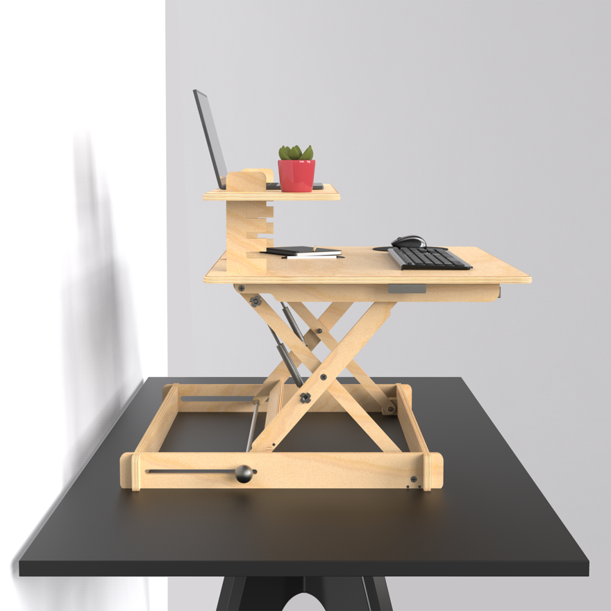 Adjustable desk riser by Spitfire Industry | Core77 Directory