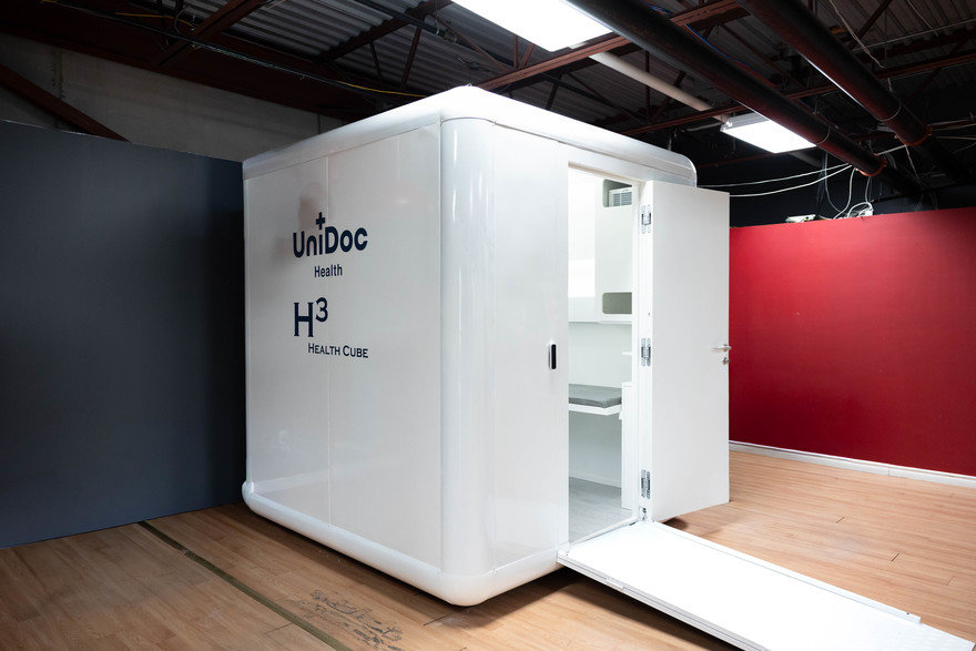 UniDoc's "Clinic-in-a-Box:" The H3 Health Cube - Core77