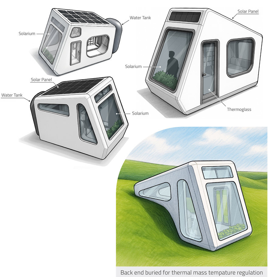 Industrial Designer Tanner Moore's Off-Grid Capsule Concept - Core77