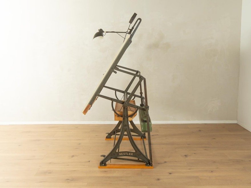 A Bad-Ass Adjustable Drafting Table and Square from Mid-Century Germany ...