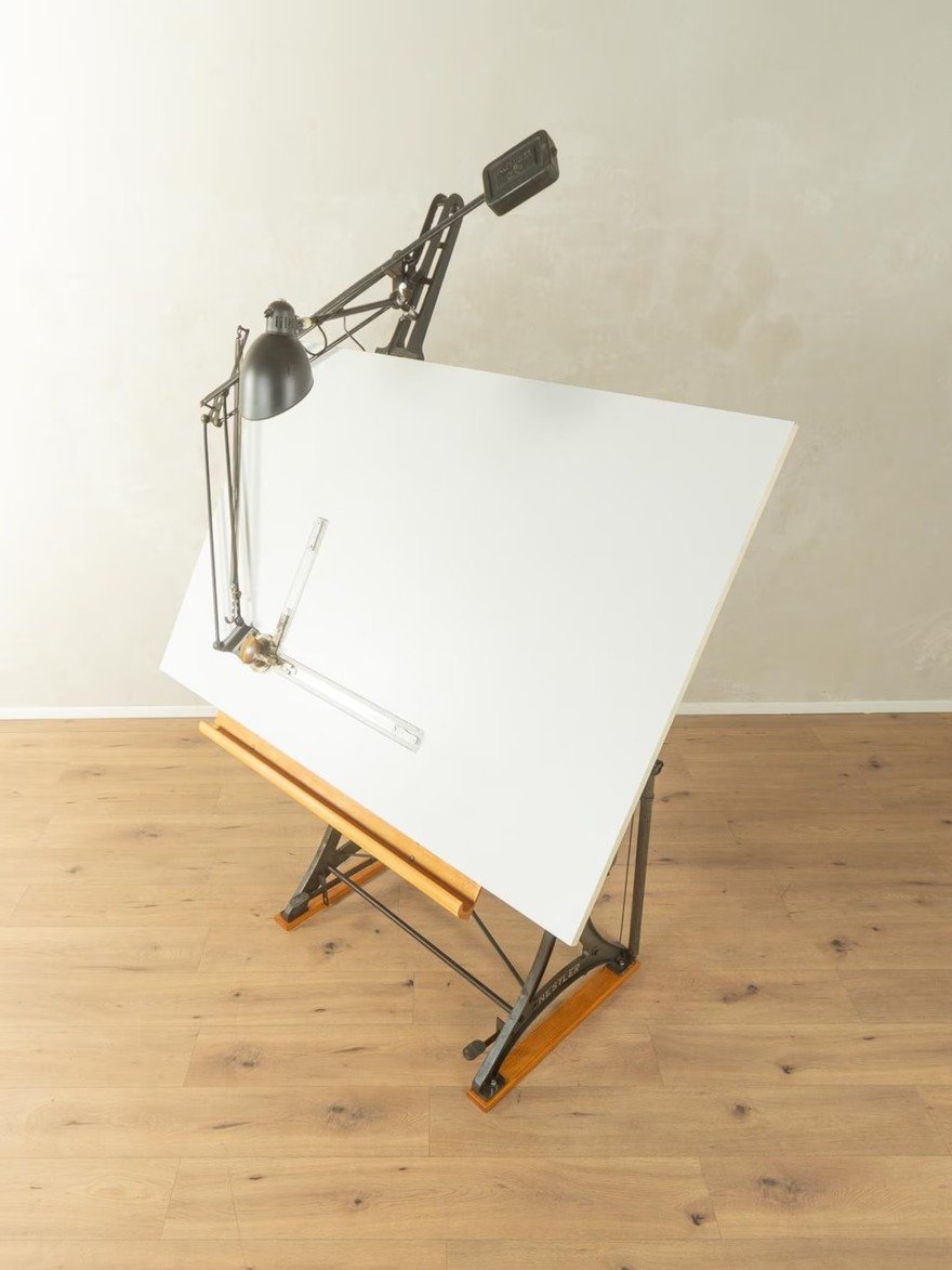 A Bad-Ass Adjustable Drafting Table and Square from Mid-Century Germany ...