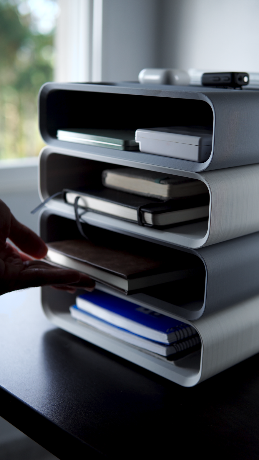 Cubis: Stackable Desktop Storage Units by Industrial Designer Lautaro ...
