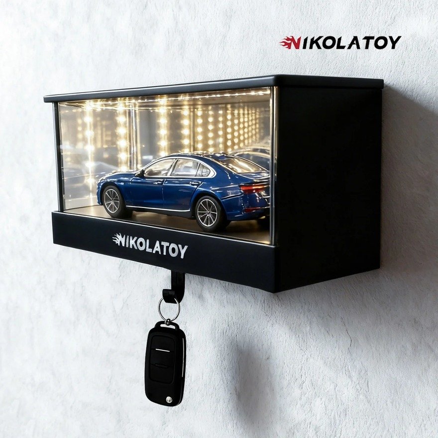 An Infinity Mirror Key Hanger for People Who REALLY Love Their Car - Core77