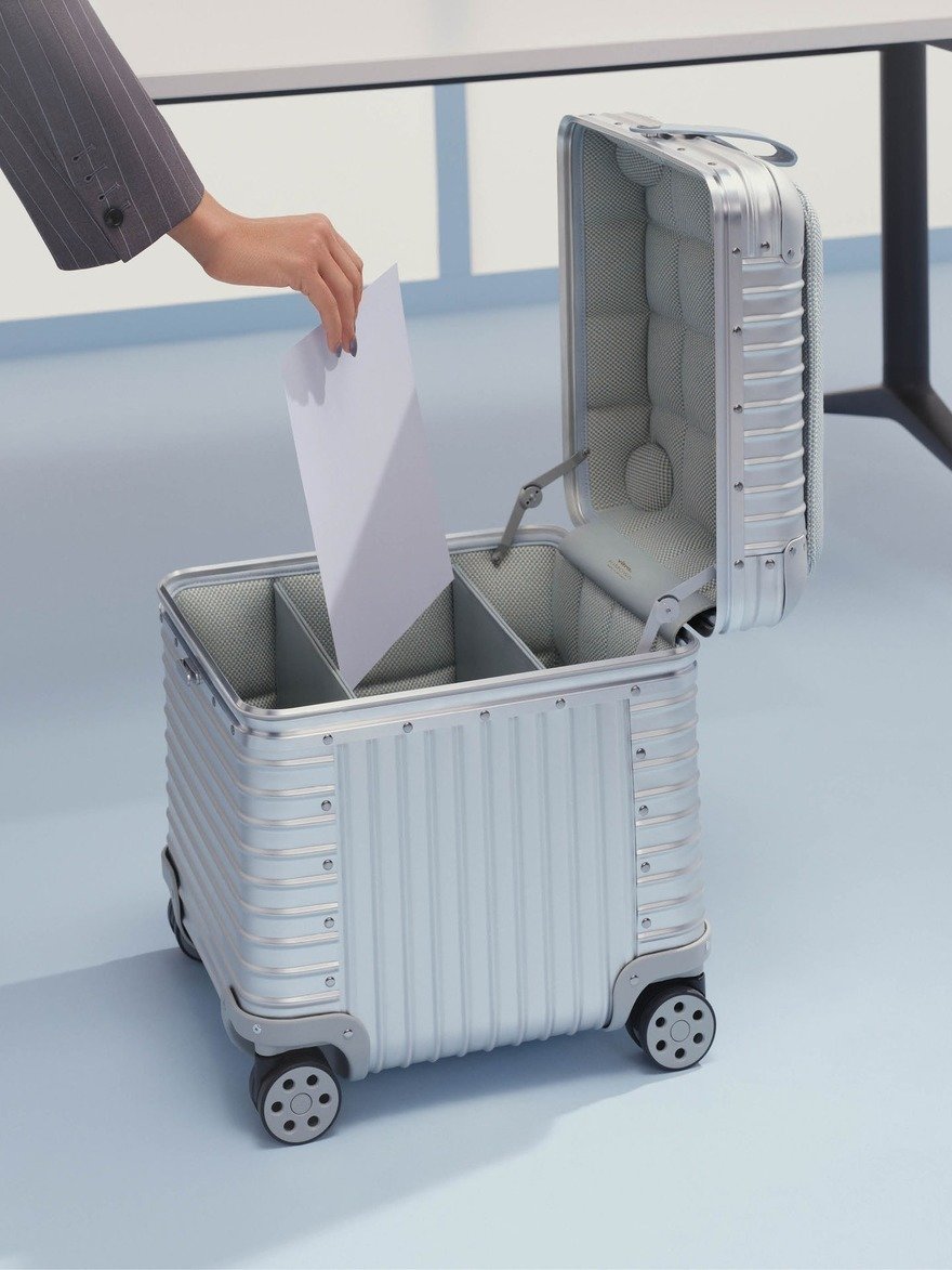 Rimowa and Vitra's Luggage-like Aluminum Stool - Core77