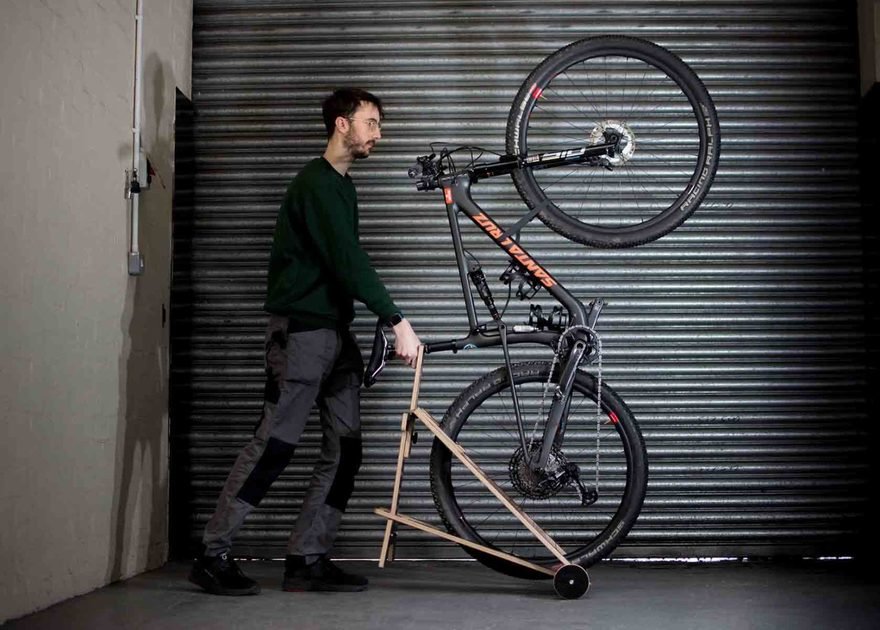 An Industrial Designer's More-Convenient Bike Storage Solution - Core77