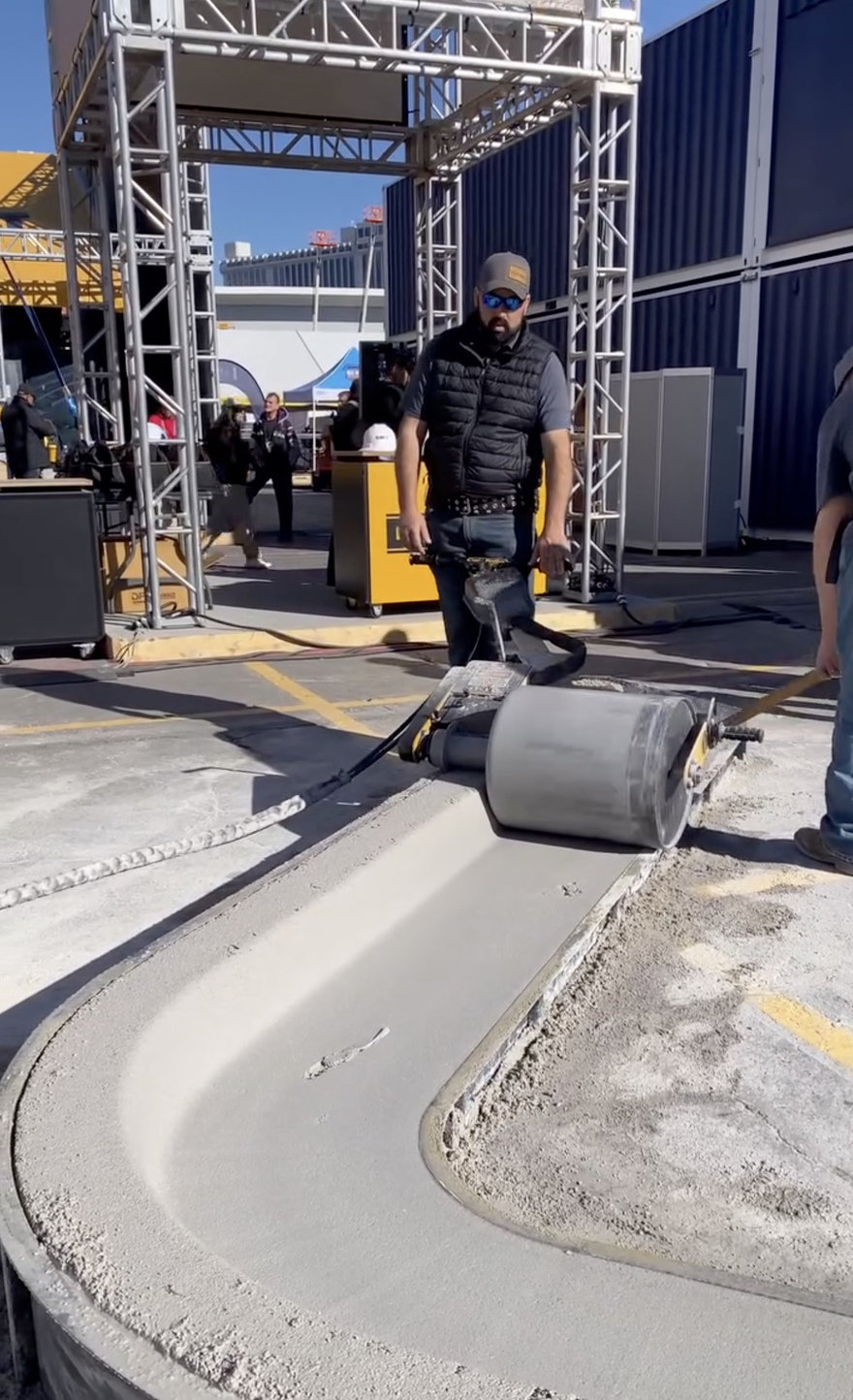 A Battery-Powered Tool That Makes Perfect Curbs in Concrete - Core77