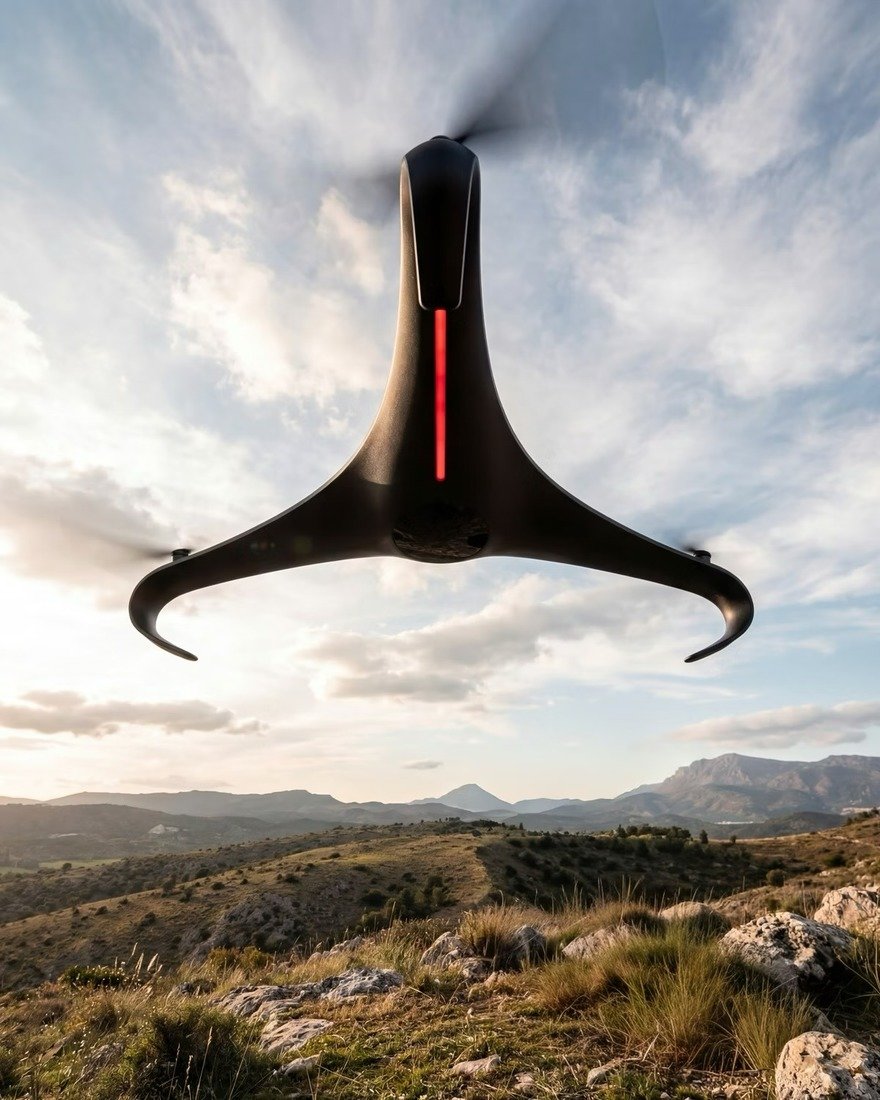 A Designey Tri-Rotor Drone - Core77