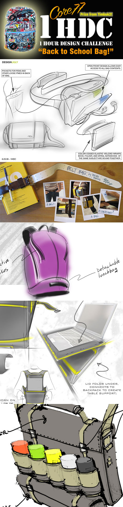 1 Hour Design Challenge: Early highlights - Core77