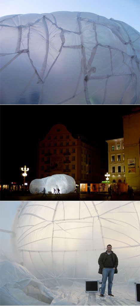Hot Air: An inflatable, inhabitable monument - Core77