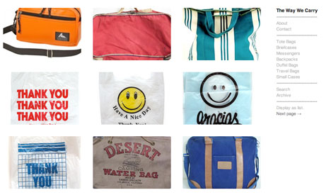The Way We Carry: an image resource for bag designers - Core77