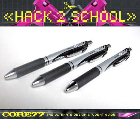 Core77's Hack2School: Why the Perfect Pen Makes All the Difference by ...