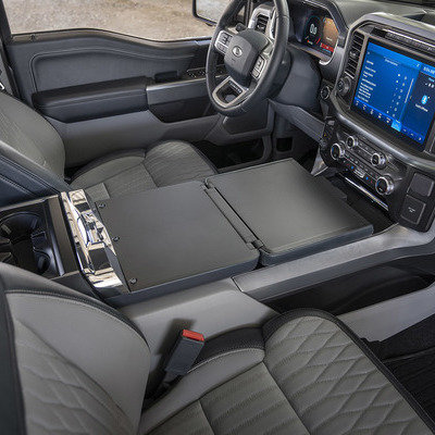 The Ford F-150's New Design Tricks: Fold-Out Work Surface, Lie-Flat ...