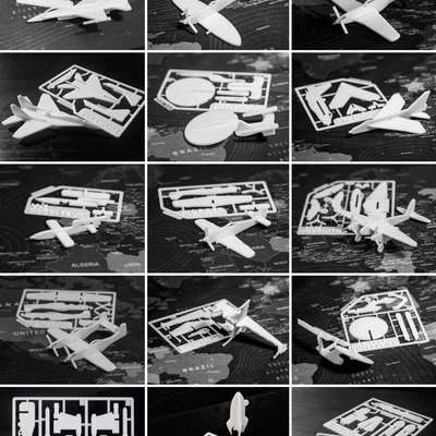 So, 3D Printing Sprue Cards for Model Airplane Kits is a Thing - Core77