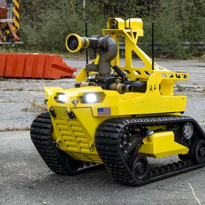 L.A. Rolls Out Bad-Ass Firefighting Robot That Can Push Cars Out of the ...