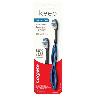 Colgate Keep: An Aluminum-Handled Toothbrush with Replaceable Heads ...