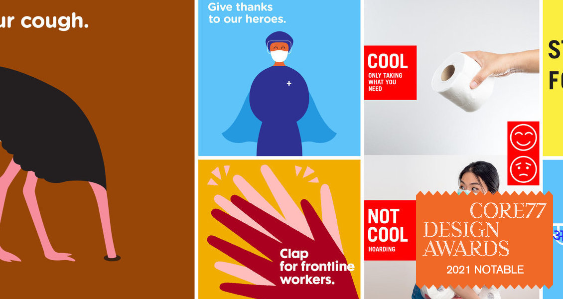 Covid-19 Public Health Messaging - by fuseproject / Core77 Design Awards