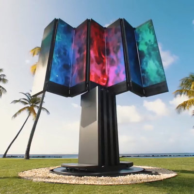 Porsche Design Studio's Gigantic, Unfolding OUTDOOR Television - Core77
