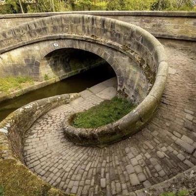 Clever Bridge Design Lets Horses Pulling a Barge Cross the Canal ...