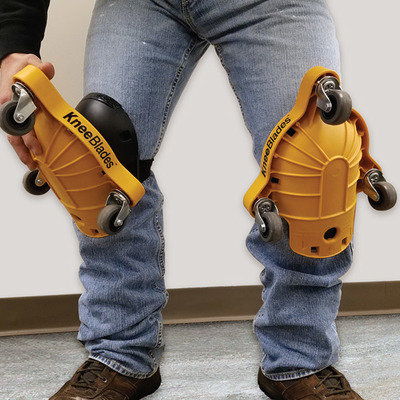 Kneepads with Wheels, for Tradespeople Who Work on Floors - Core77