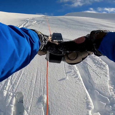 Engineer Invents Portable Rope Tow for Backcountry Skiing/Snowboarding ...