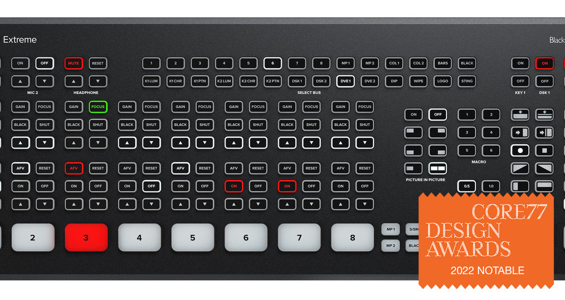 Blackmagic ATEM Mini Extreme - by Blackmagic Design / Core77 Design Awards