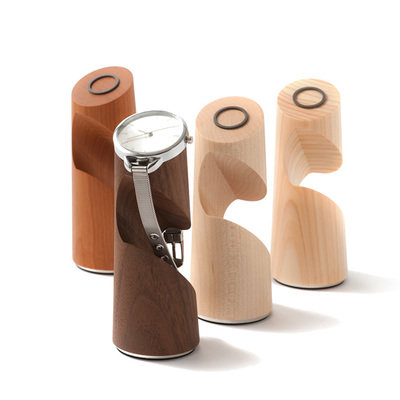 A Simple, Elegant Design for a Monolithic Wooden Watch Stand - Core77
