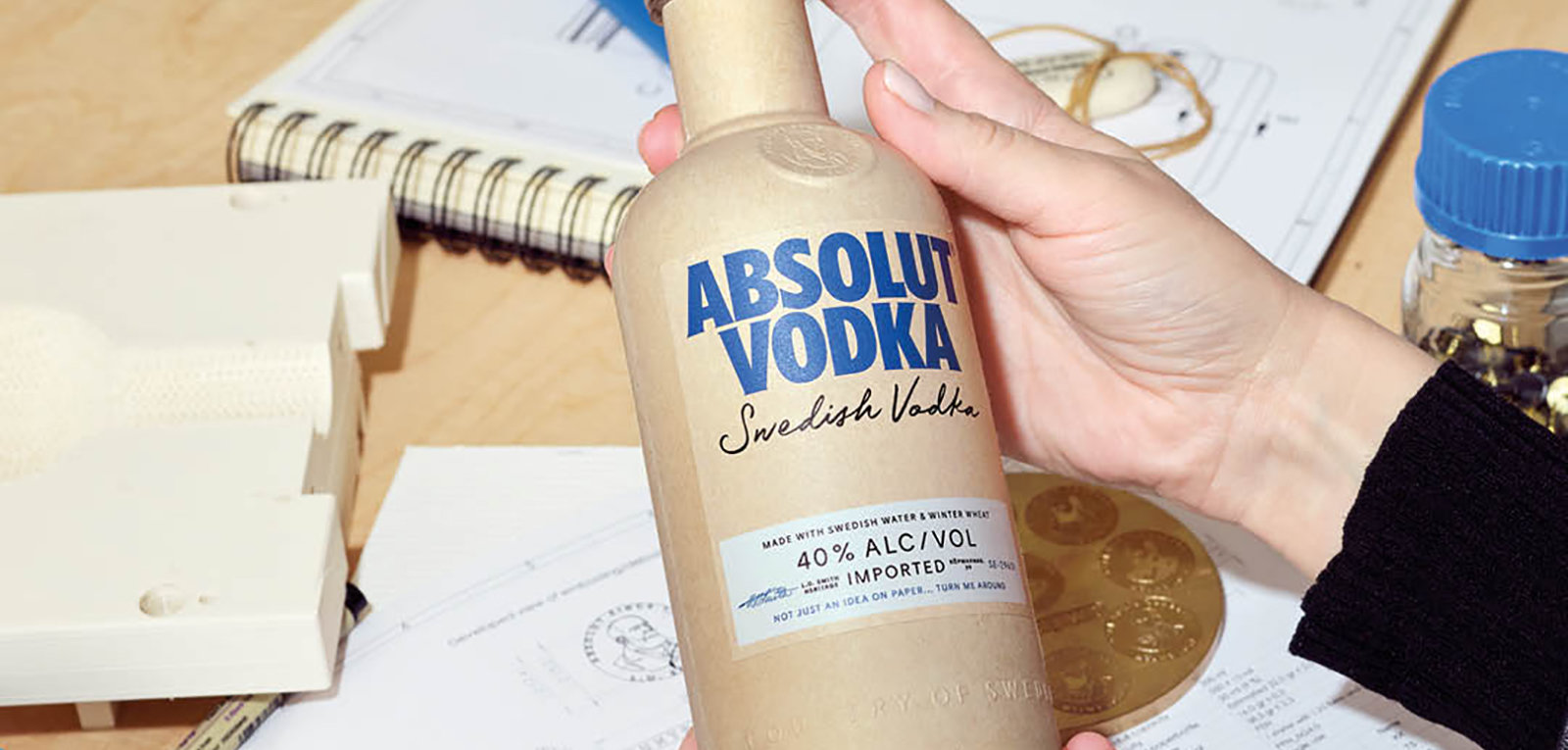 Absolut Vodka Bottle Shape