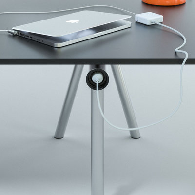 Trestle Design with Built-In Power Sockets - Core77