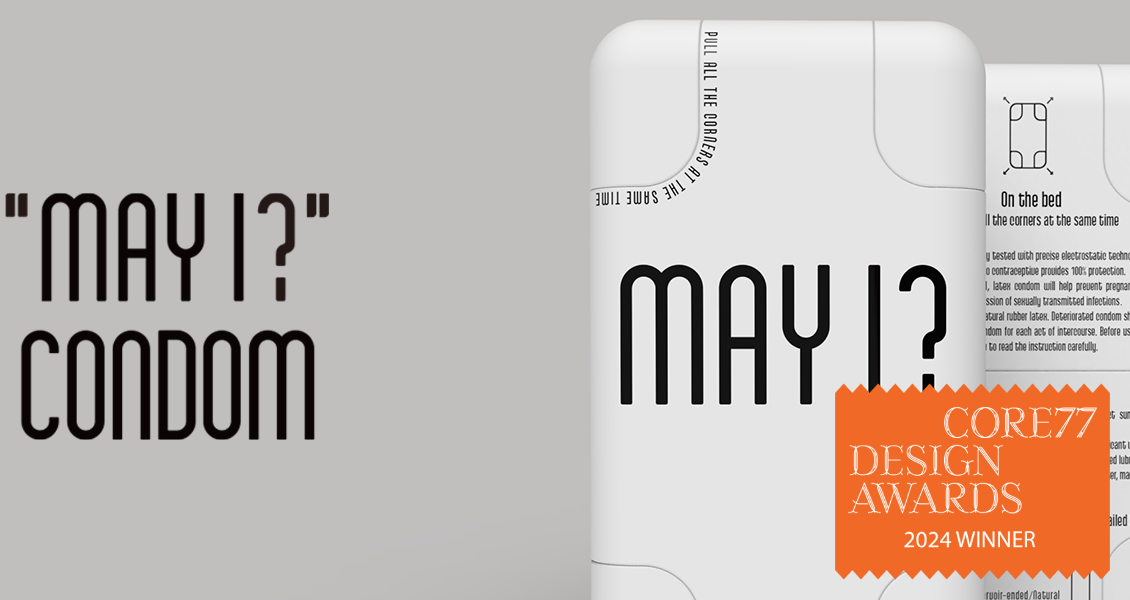"MAY I?" Condom - by Kaiyuan Guan / Core77 Design Awards
