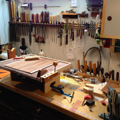 Workspace Challenge Photo Contest, 4th Place: Mark Roberts, the Luthier ...