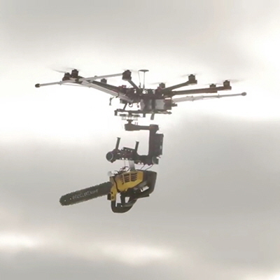 Oh, Just a Chainsaw Attached to a Drone - Core77