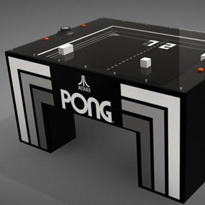 Guy Builds Real-Life Atari Pong Gaming Table - Core77