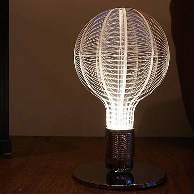 Laser-Etched Radial LED Lightbulbs - Core77