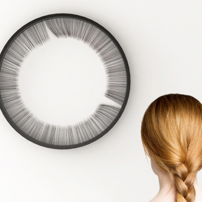 The Clock That Tells Time With Hair - Core77