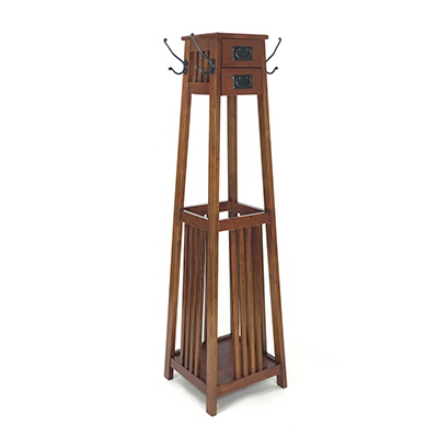 Unusual Furniture Design: A Mission-Style Freestanding Coat Rack with ...