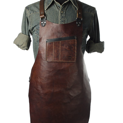 Calavera Tool Works' Rugged Leather Shop Aprons - Core77
