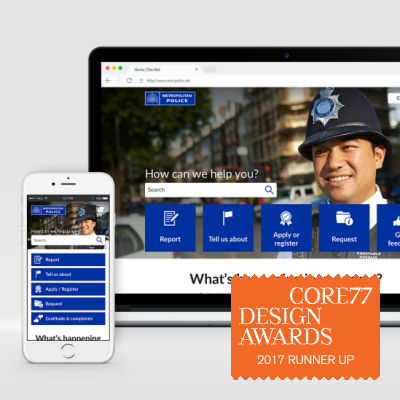 Met Police Digital Services - by WAE: A Globant Company / Core77 Design ...