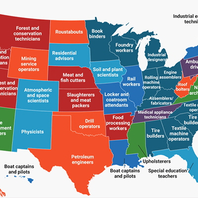 How Many Industrial Designers are in Each U.S. State? - Core77