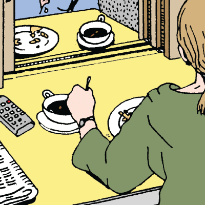 Steven M. Johnson's Bizarre Invention #42: The News Nook - Core77