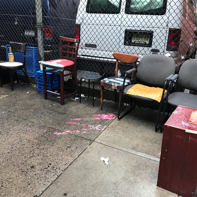 Today's Urban Design Observation: The Improvised Street Lounge Grows in ...