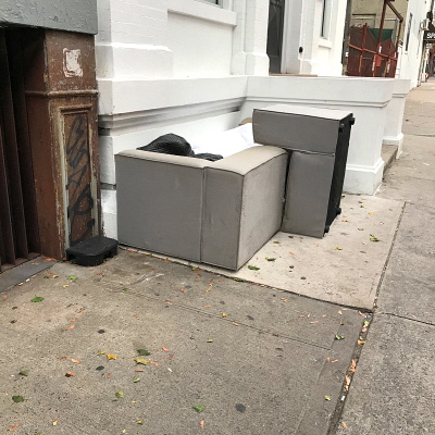 Today's Urban Design Observation: Homeless Couch Fort - Core77