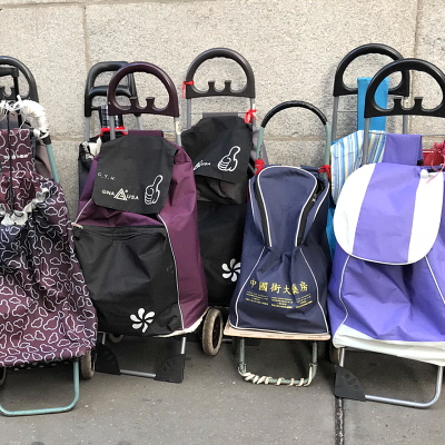 Today's Urban Design Observation: Asian Grandmother Cart Parking - Core77