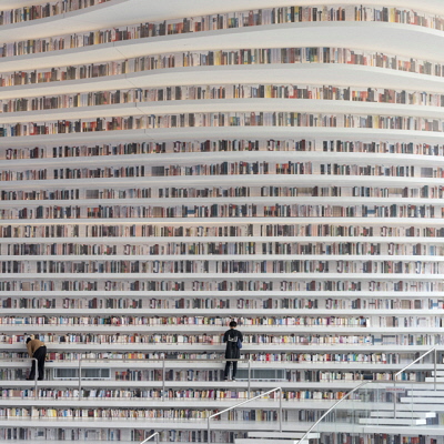 When Designers Can't Get Their Way: Photographs of a Mega-Library in ...