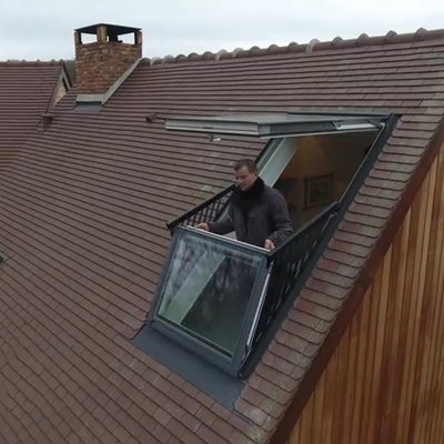 A Roof Window That Transforms Into a Balcony in Seconds - Core77