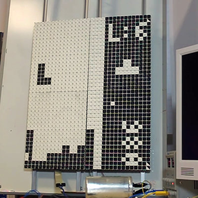 A Mechanical Flipdot Tetris Machine - Core77