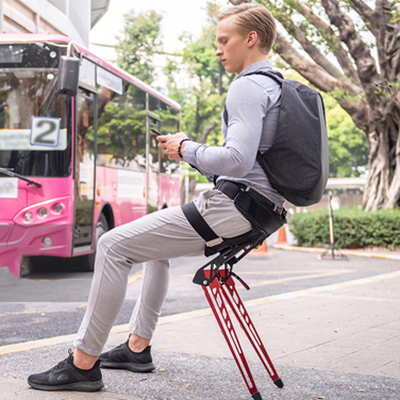 A Set of Extra, Wearable Legs for On-Demand Seating - Core77