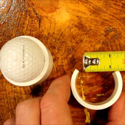 How to Hack PVC Pipe and a Golf Ball Into a Convenient Door Latch - Core77