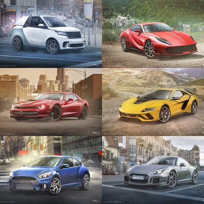 Auto Design Mash-Ups: A Dodge-Chevy, Nissan-Porsche, BMW-Lamborghini ...