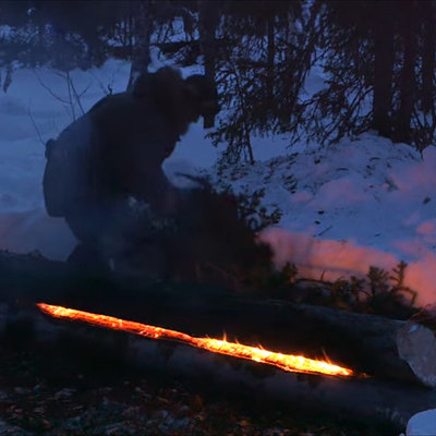 How to Build a Type of Fire You've Never Seen Before: The "Long-Log ...